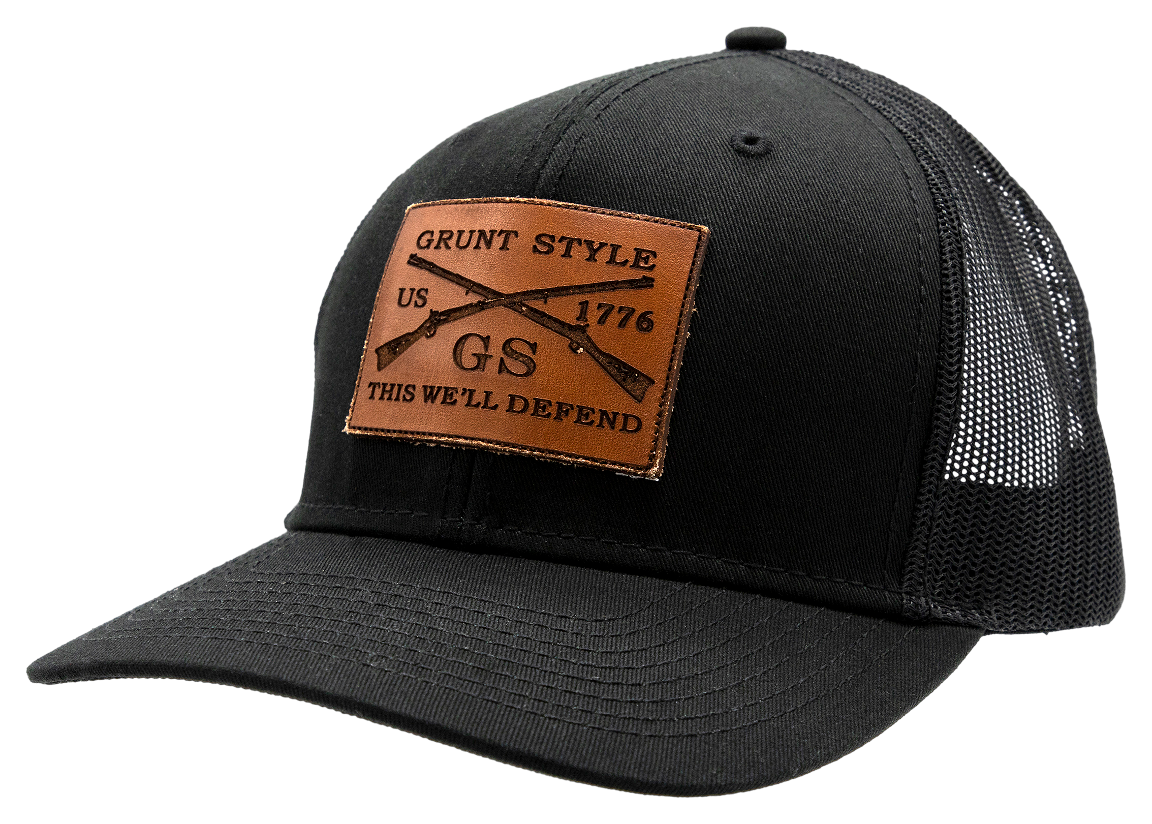 Grunt Style Leather Logo Cap | Bass Pro Shops
